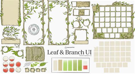 Leaf And Branch Ui By Coarsecurve