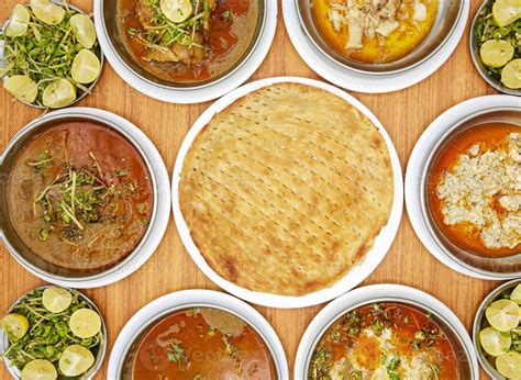 Assorted Pakistani Food Chicken Or Beef Nali Nihari Maghaz Brain