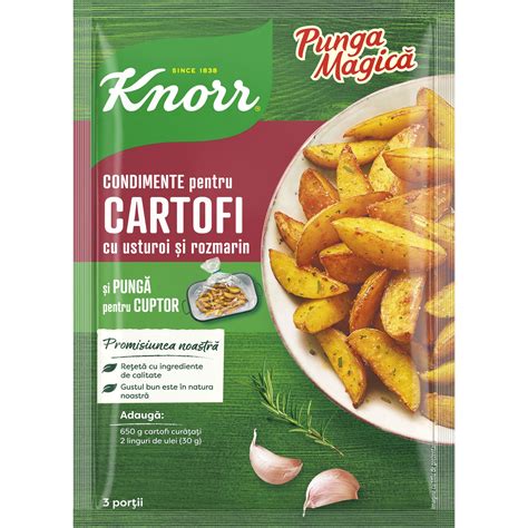 Punga Magica Knorr Mix Condimente Cartofi Cu Usturoi Si Rozmarin 30g