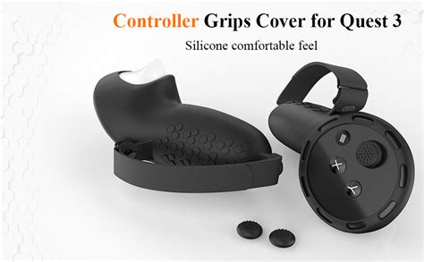 Controller Grips For Oculus Quest Comfortable Silicone Cover With Controller Hand Straps