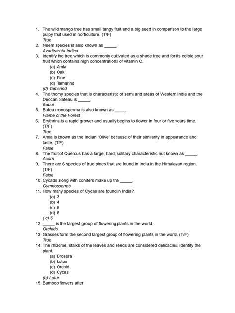Ees Questions Biodiversity Pdf Trees Antelope