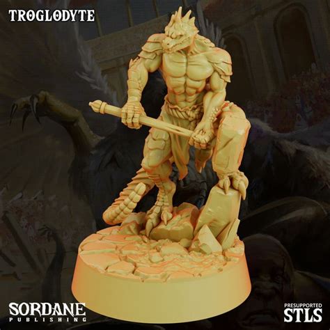 3d Printable Troglodyte By Sordane Publishing