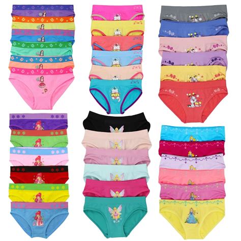 Tobeinstyle Girls Pack Of 6 Mystery Seamless Underwear Bottoms