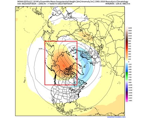 A New Polar Vortex Is Forming Over The Northern Stratosphere For