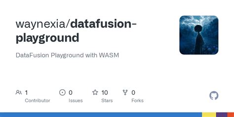 github waynexia datafusion playground datafusion playground with wasm