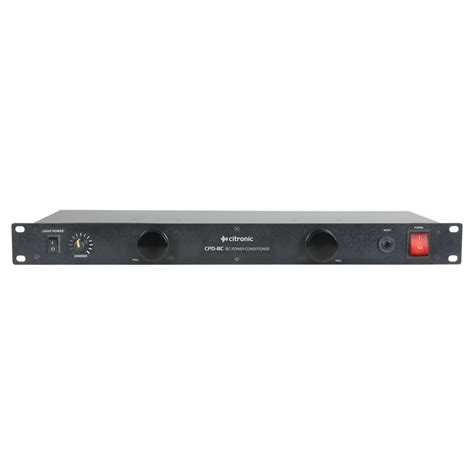 Citronic Cpd 8c 19 Inch 8 Way Iec Power Conditioner At Gear4music