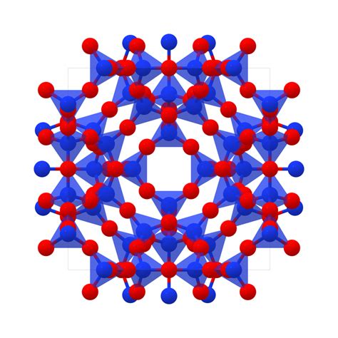 Quartz Crystal Structure Sio2