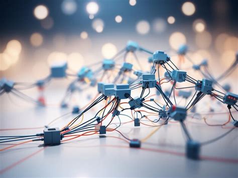 Premium Photo Minimal Networking Technology Background With Big Data