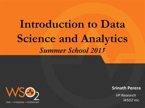 Introduction To Data Science And Analytics Ppt