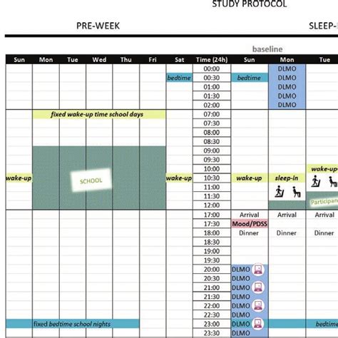 Study Protocol A Late Chronotype Was Screened Via Munich Chronotype