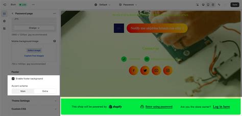 Password Template Blum Theme
