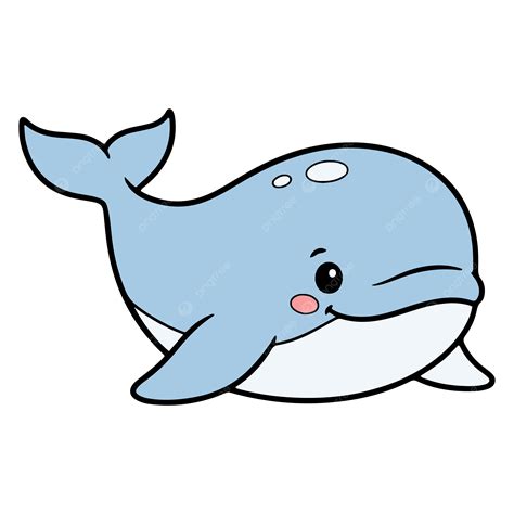 Little Light Blue Whale Clip Art At Clkercom Vector Clip Art Online