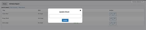 Shared Attribute Stock Woocommerce Marketplace