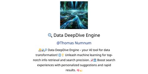 🔍 Data Deepdive Engine Gpts Features And Functions Examples And