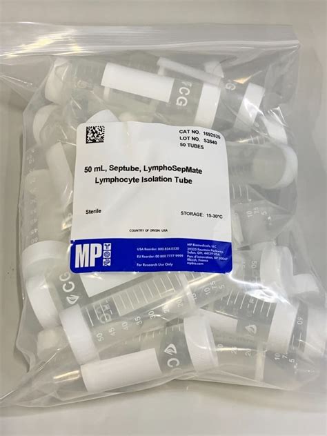 Mp Biomedicals Lymphospinner Lymphocyte Isolation Tubes 50 Ml Buy