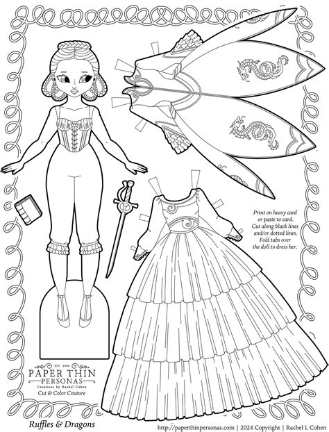 Paper Doll Coloring Pages Paper Doll Coloring Pages Get Coloring