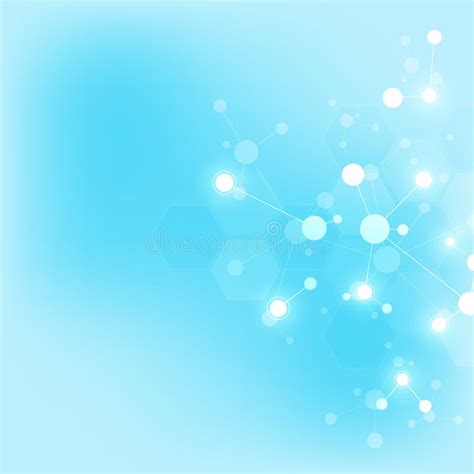 Abstract Background Of Molecules Molecular Structures Or Dna Strand Genetic Engineering