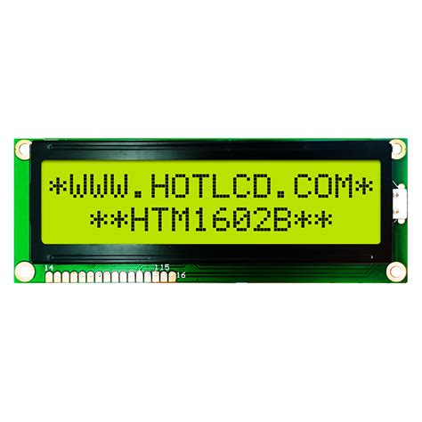 Character LCD Module STN X Yellow Green Display With Yellow Green Backlight Arduino Display