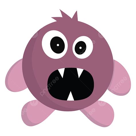 미친 보라색 괴물 벡터 또는 컬러 일러스트 몬스터 클립 아트 이상한 괴물 Png 일러스트 및 벡터 에 대한 무료 다운로드
