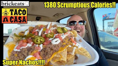 Taco Casa Super Nachos 🌮🧀🔥 1380 Calories Of Cheesy Bliss 🤯 Fast Food