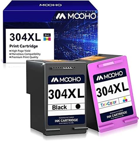 VVQV 304 Druckerpatronen XL Multipack Ersatz für HP 304 Druckerpatronen schwarz und Farbe für HP