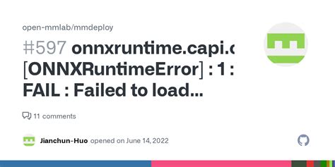 Onnxruntime Capi Onnxruntime Pybind State Fail ONNXRuntimeError FAIL Failed To Load