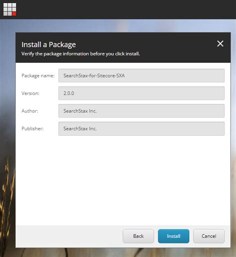 sitecore sxa searchstax site search docs