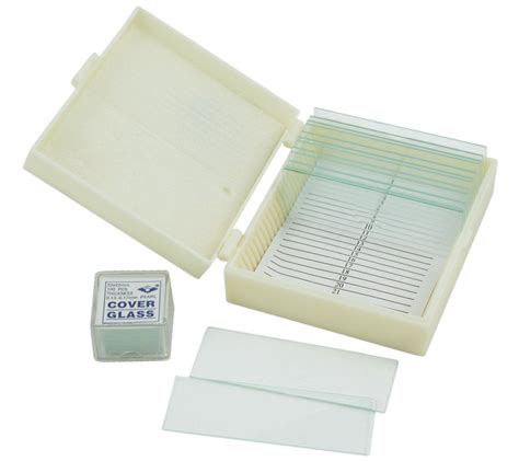 Basic Microscope Slide Set Blank Slides And Coverslips