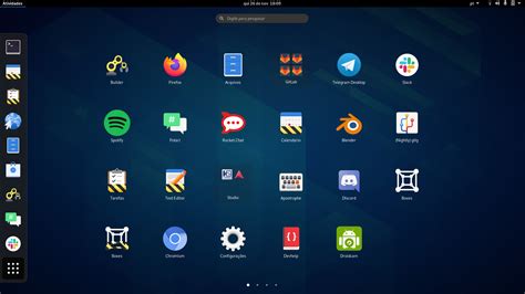 GNOME App Grid Now Scrolls Horizontally
