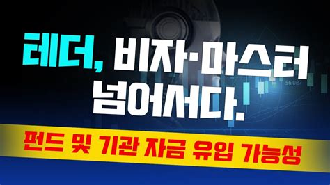 비선실세테더 비자·마스터 넘어서다강세장 시작 가능성ai 시그널 차트 Youtube