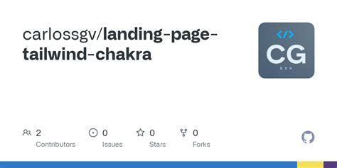 Github Carlossgv Landing Page Tailwind Chakra