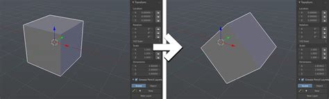Vertices Apply Transformation Matrix To Existing Mesh Blender Stack