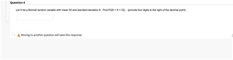 Solved Let X Be A Normal Random Variable With Mean And Chegg