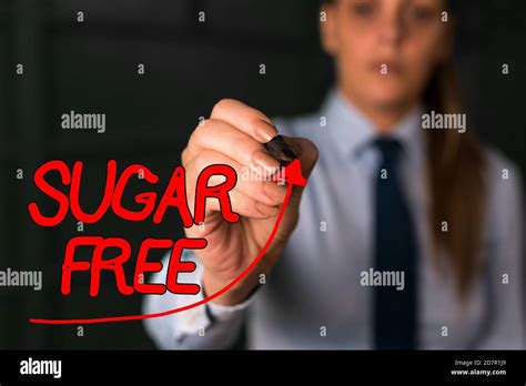 Word Writing Text Sugar Free Business Photo Showcasing Do Not Contain