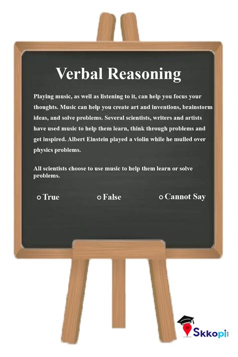 Verbal Reasoning Find The Correct Answer Test Your Reasoning Ability By Answering The Below