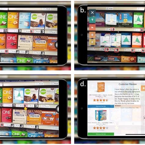 The Arshopping Interface A Filtering B Multivariate Data Glyphs Download Scientific