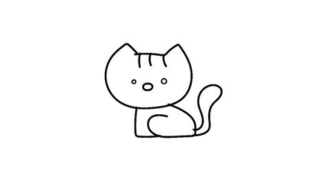 小猫的简笔画如何画 一步一步 第2页 大山谷图库