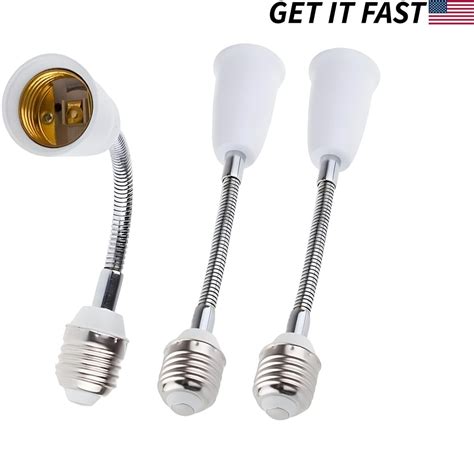 E27 Base Socket Night Light Lamp Socket Adapter With Power