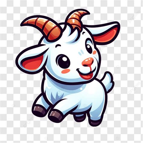 귀여운 염소 만화 일러스트 레이션 염소 만화 삽화 Png 일러스트 및 이미지 에 대한 무료 다운로드 Pngtree