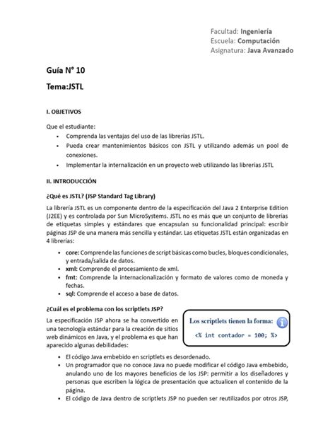 Guia 10 Java Pdf Java Lenguaje De Programación Plataforma Java