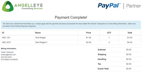 Paypal Website Payments Pro Dodirectpayment Demo Kit Angelleye