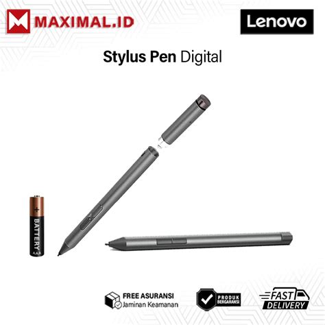Jual Lenovo Stylus Digital Pen Battery Original Shopee Indonesia