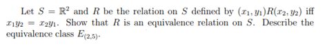 solved let s r 2 and r be the relation on s defined by