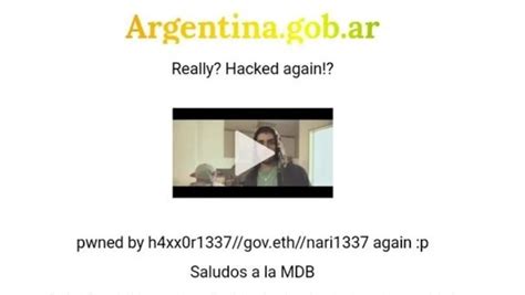 Denuncian que hackearon Mi Argentina, la página del gobierno de Javier ...