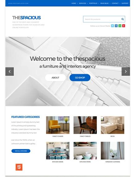 book store html5 css3 website template html5