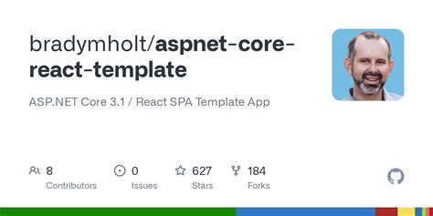 github bradymholt aspnet core react template asp core 3 1