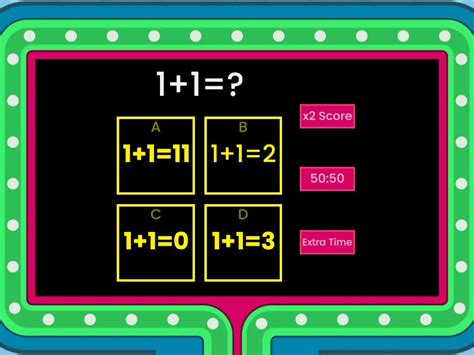 Math Quiz Gameshow Quiz