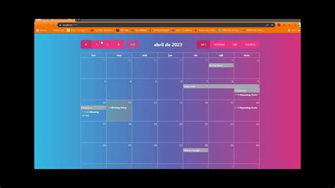 Fullcalendar En Proyecto Net Core Youtube