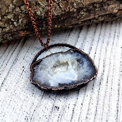 Geode Jewelry Etsy