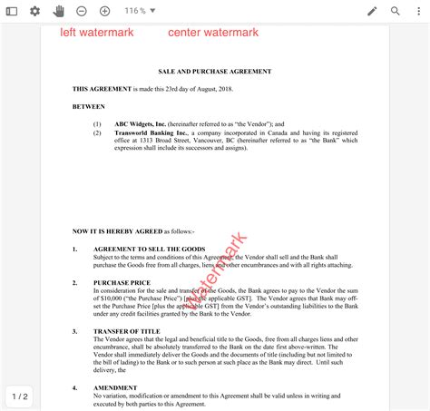 Watermark A Pdf Using Javascript Apryse Documentation